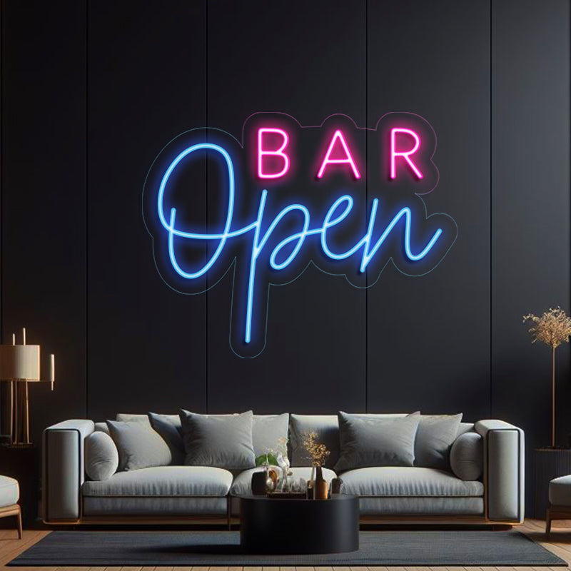 Open Bar Sign – Custom Neon Signs