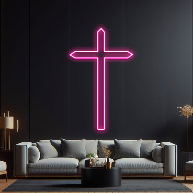Cross Neon Signs LED Cross Neon Light LED Cross Sign – Custom Neon Signs
