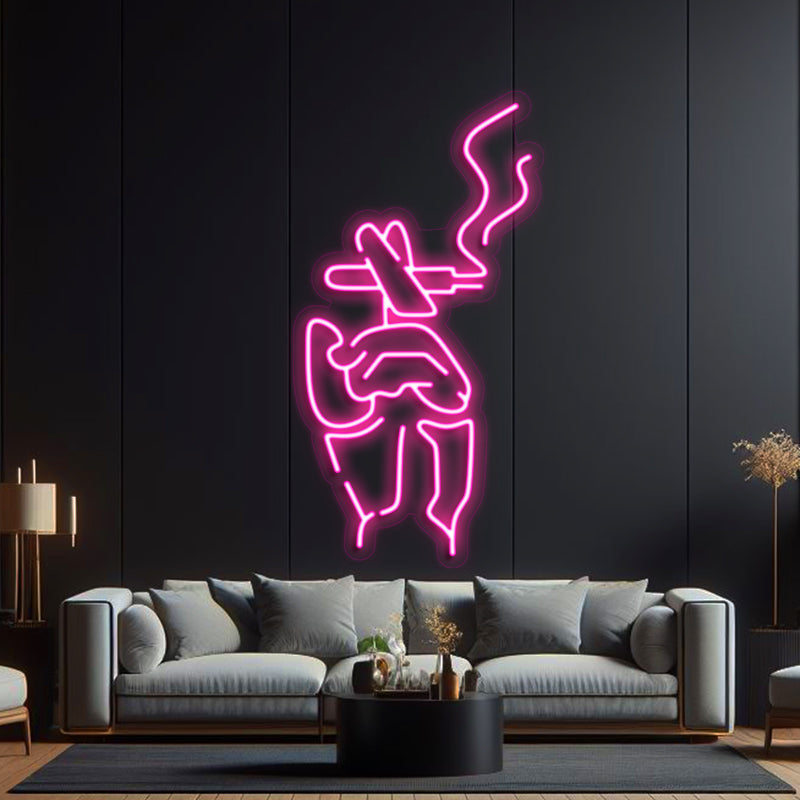 Smoking Neon Signs – Custom Neon Signs