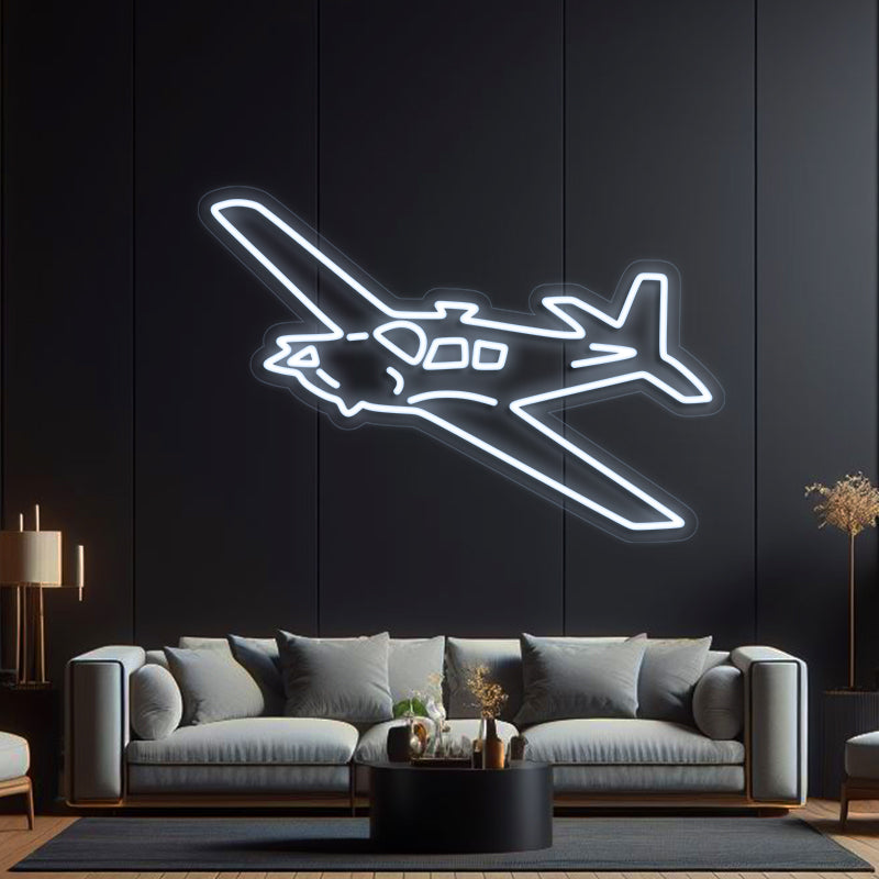 Airplane LED Signs Boy Room Decoration Illuminated Signs Aircraft Neon ...