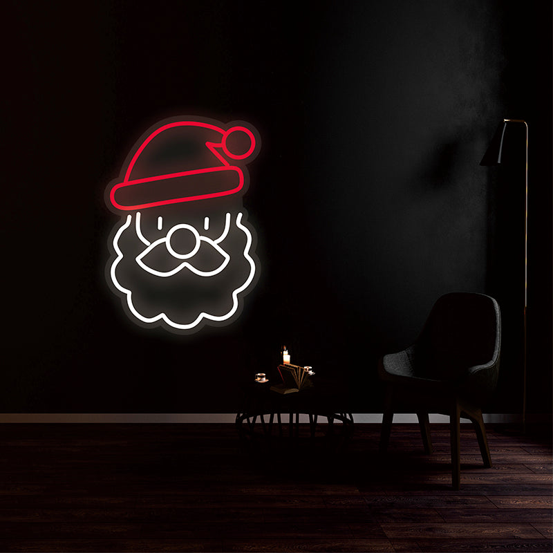 Christmas Santa Claus LED Neon Light Santa Claus Neon Signs Santa Neon ...