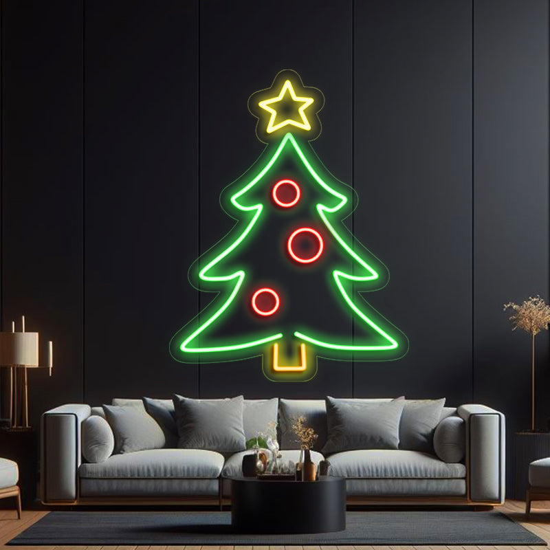 Christmas Tree LED neon signs Xmas Tree neon Signs 24 inches neon ...