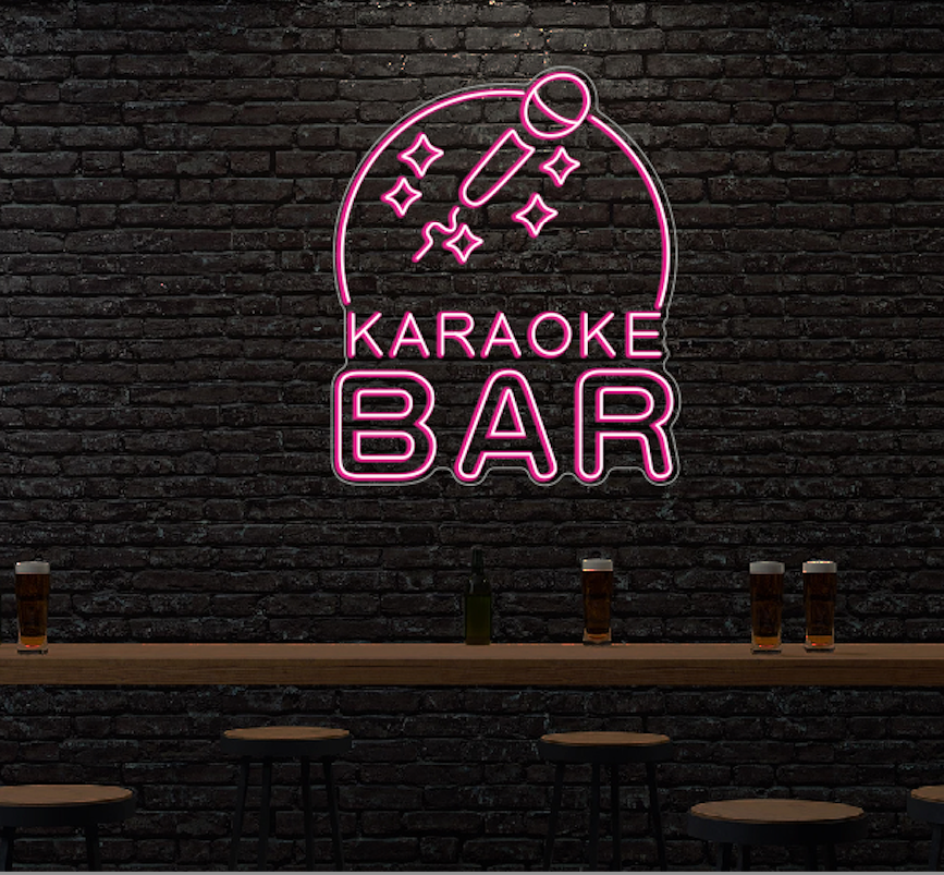 Karaoke Bar Light Sign – Custom Neon Signs