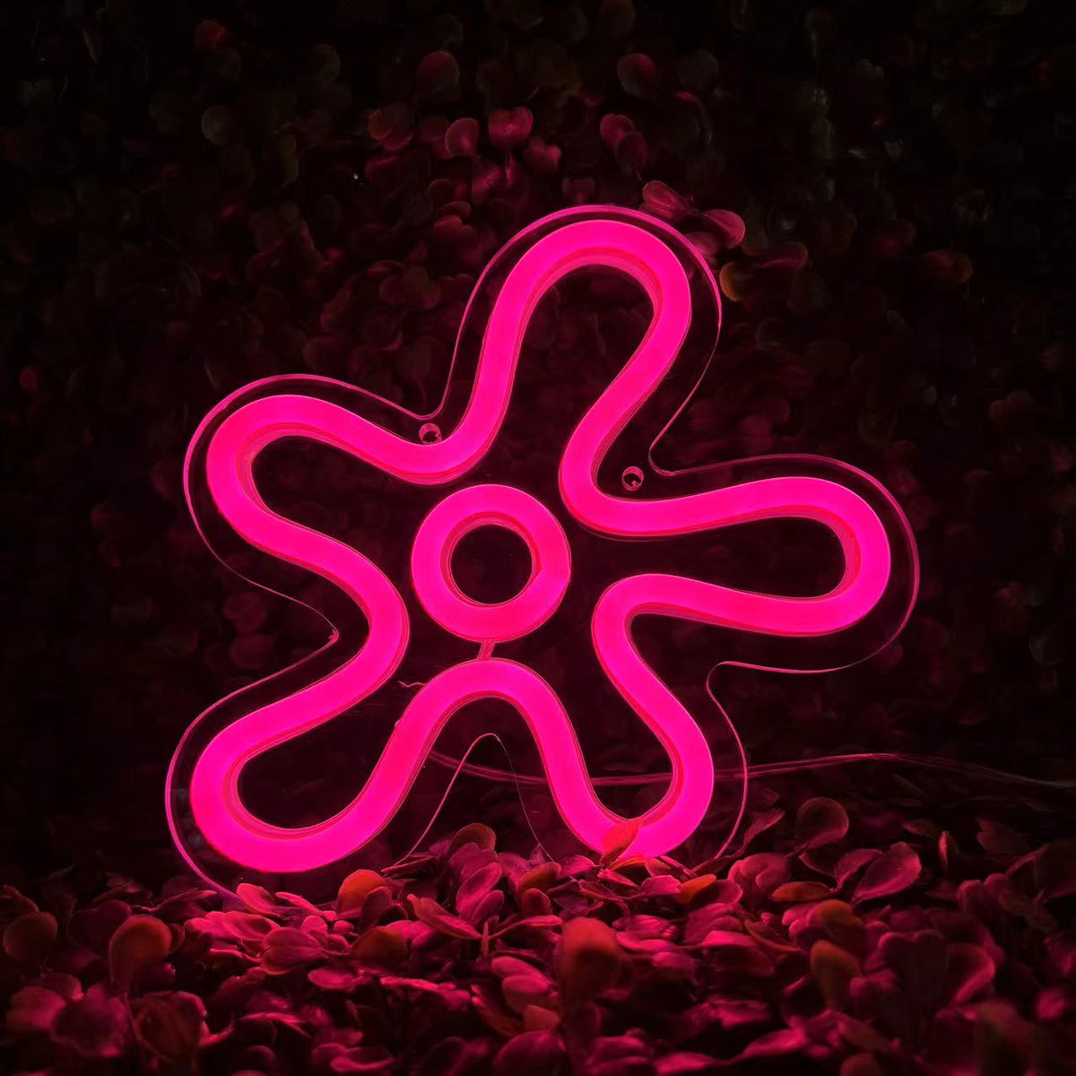 Flower LED Neon Sign Petal Neon Lights Daisy Petal Neon Sign Vintage ...