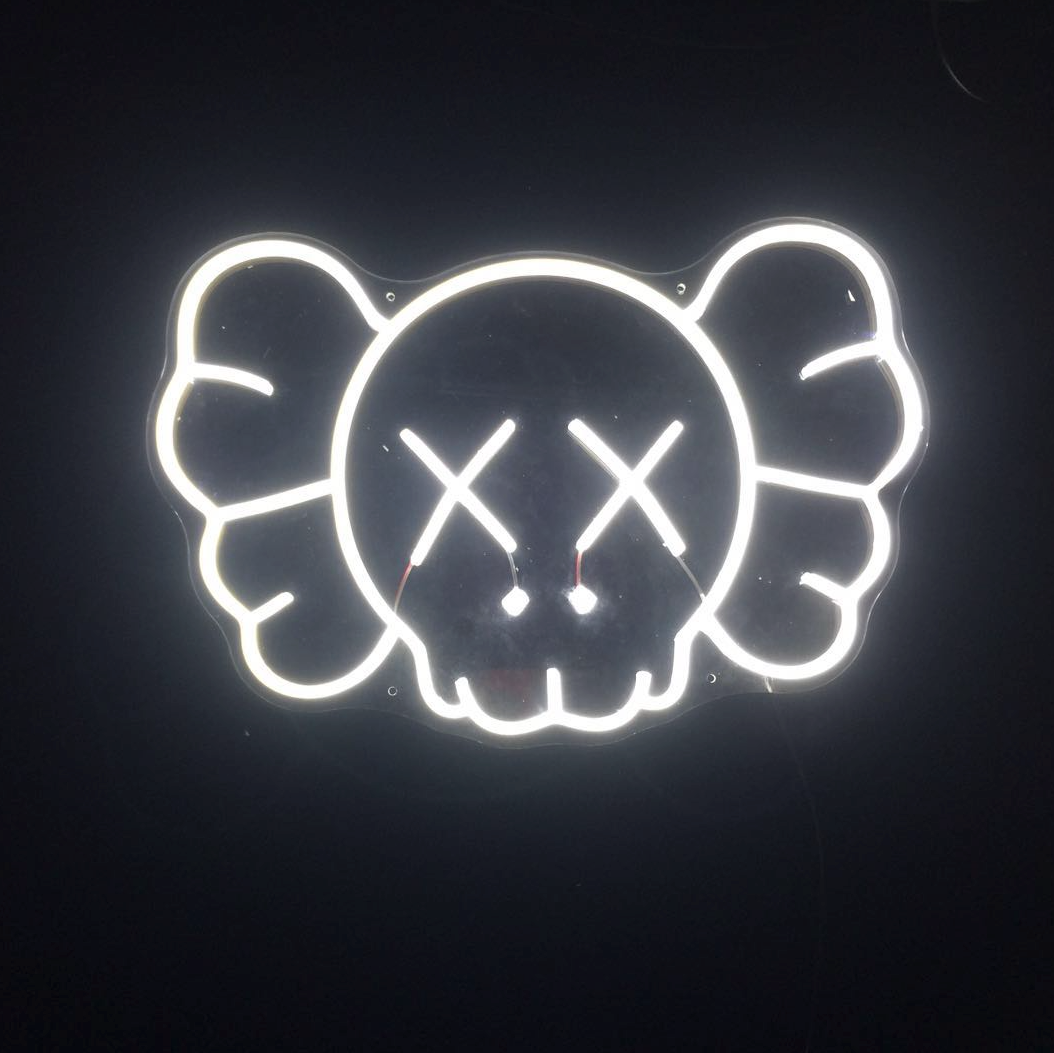 KAWS LED Neon Signs Neon Lights Kaws Modern Room decoration – Custom ...