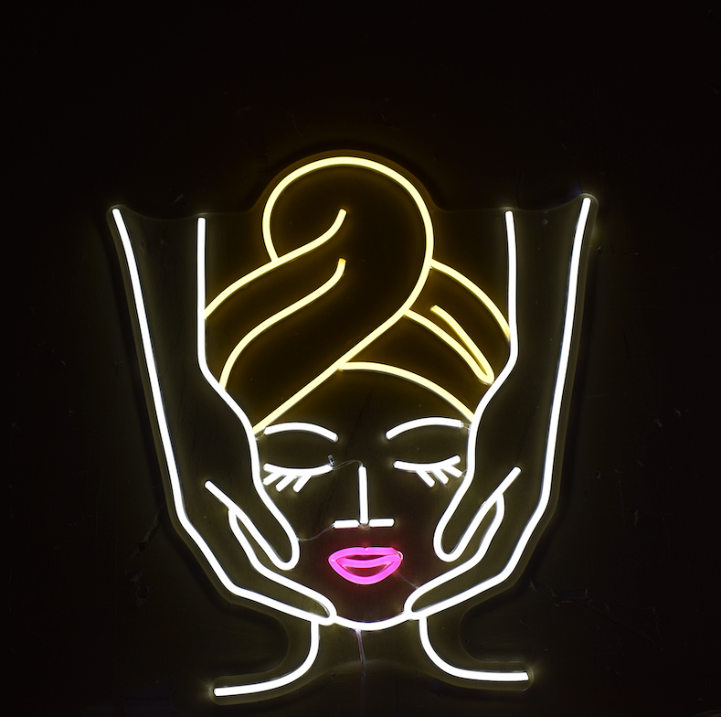 Esthetician Neon Sign Skin Care Neon Signs Beauty Salon Signs Facial ...