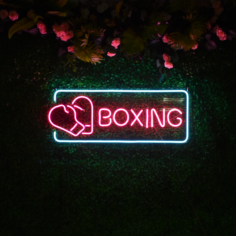 Boxing Neon Signs Boxing Gloves - LED neon sign Gym Signs for Sale ...