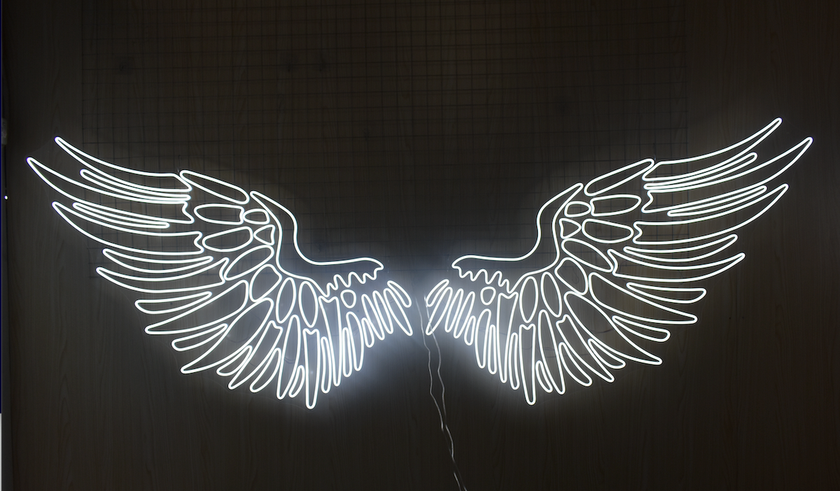 Angel Wings Wall Art Signs -W9 – Custom Neon Signs